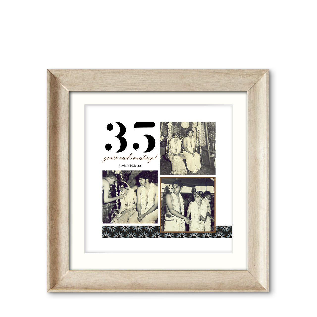 Celebrating Milestones Natural Wood Frames | Zoomin