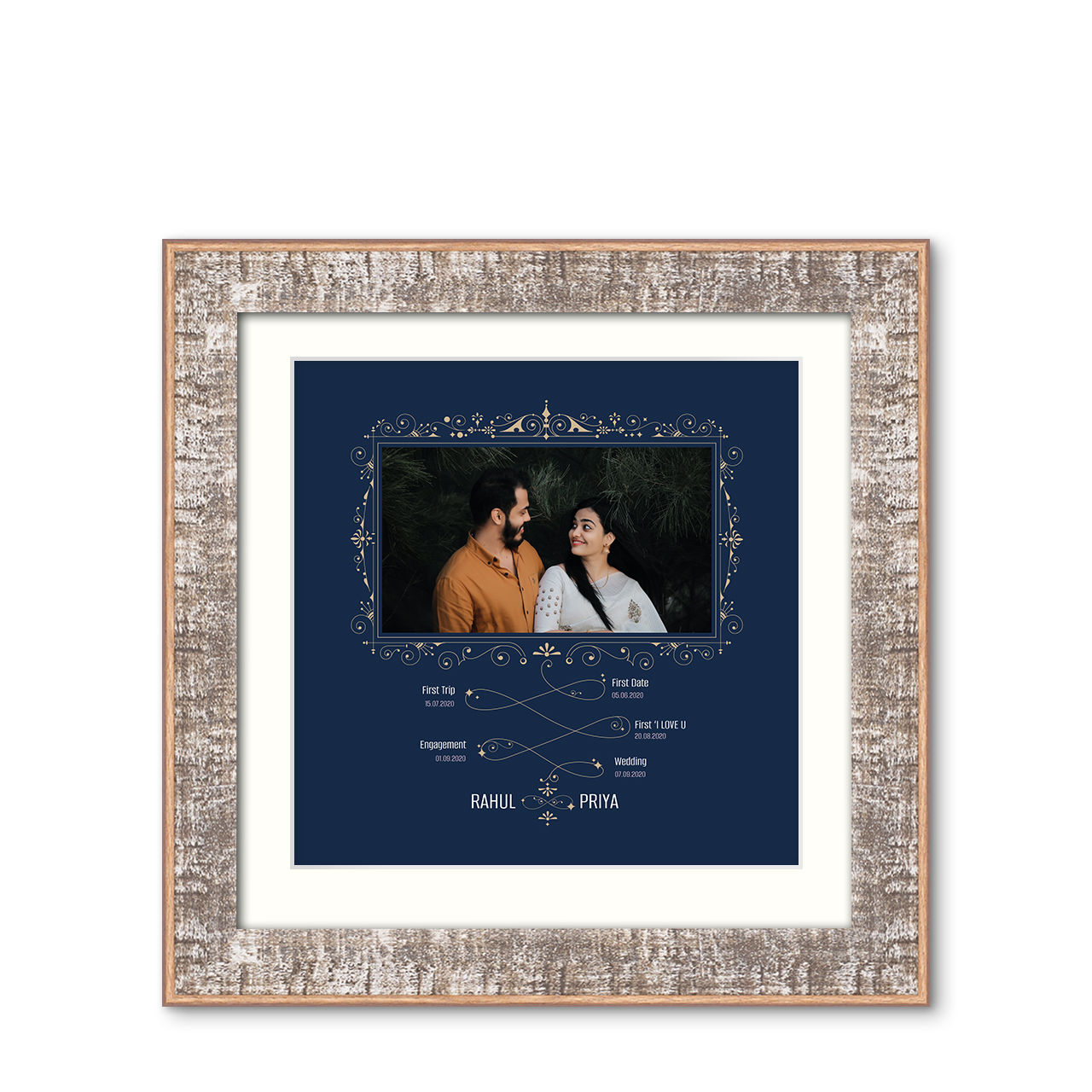 Custom Premium Rustic Vibe Photo Frame Online | Zoomin