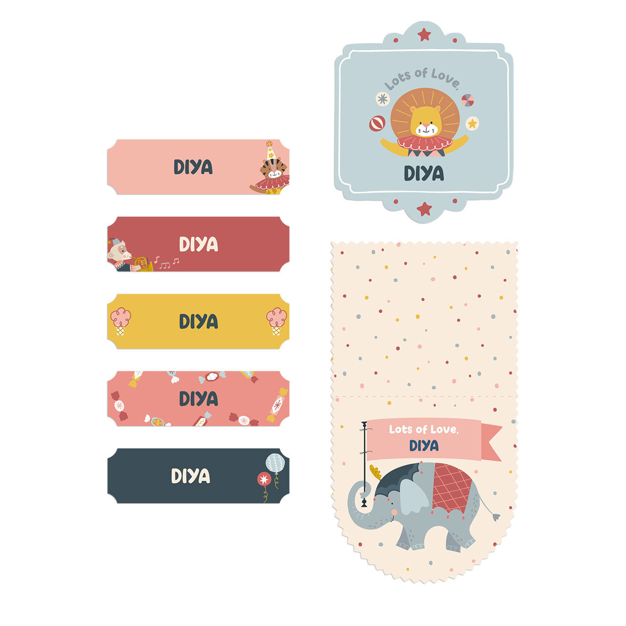 Custom Name Stickers and Labels for Kids [15% Off]