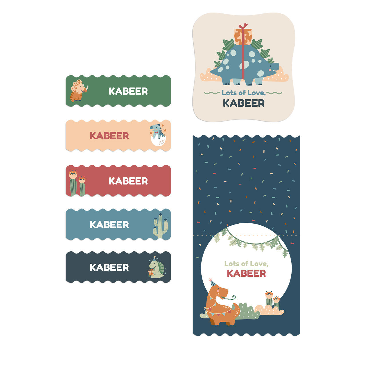 Custom Name Stickers and Labels for Kids [15% Off]
