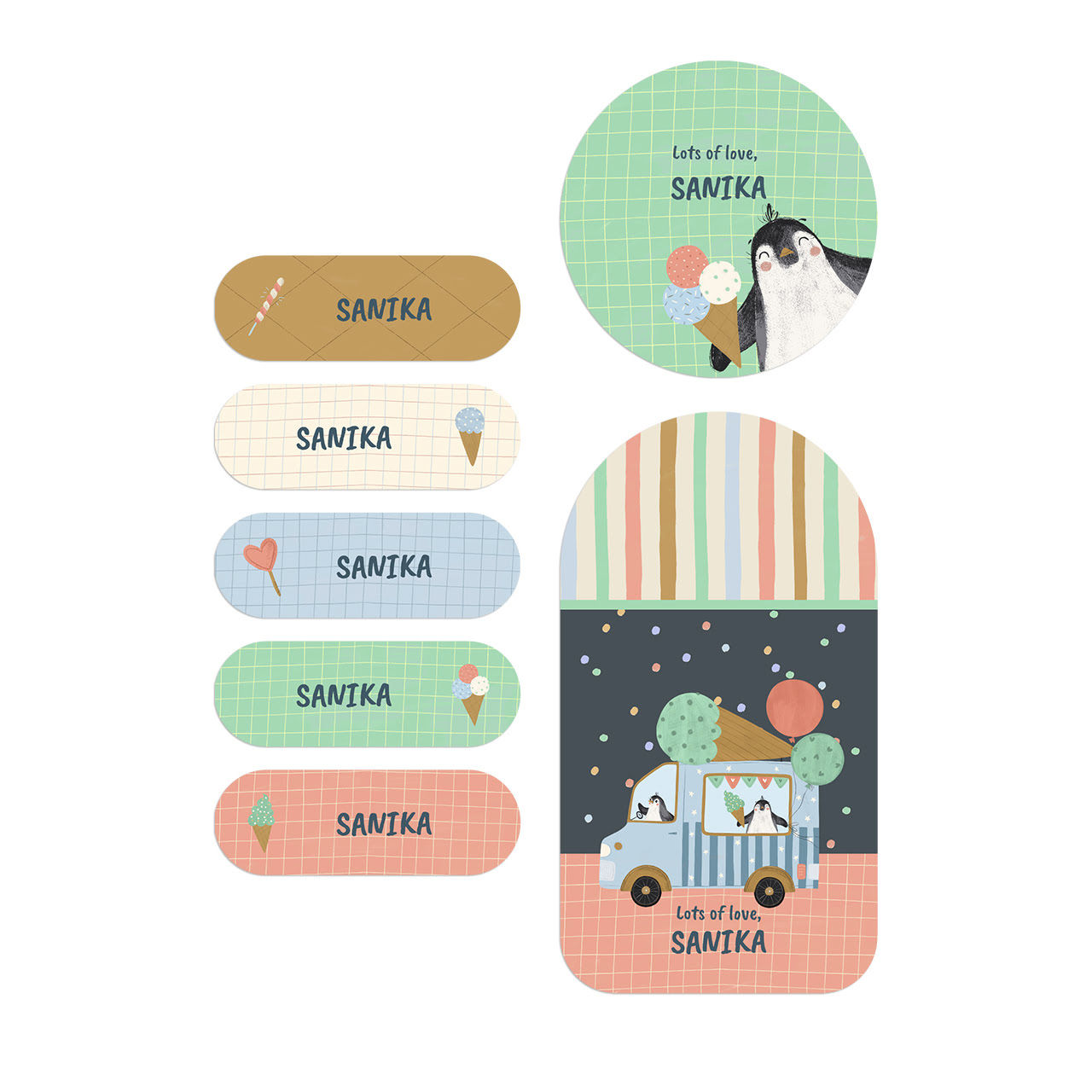 Custom Name Stickers and Labels for Kids [15% Off]