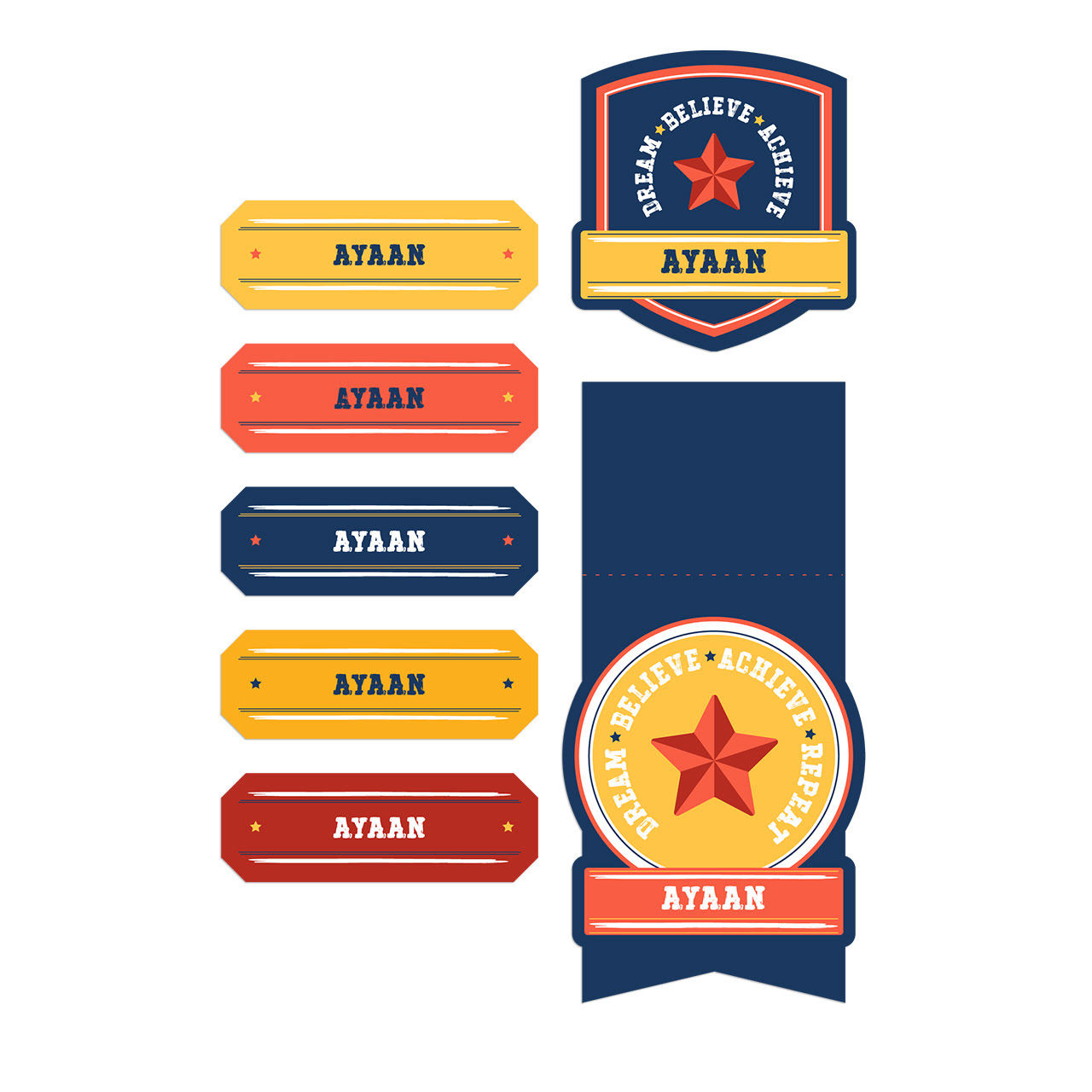 Custom Name Stickers and Labels for Kids [15% Off]