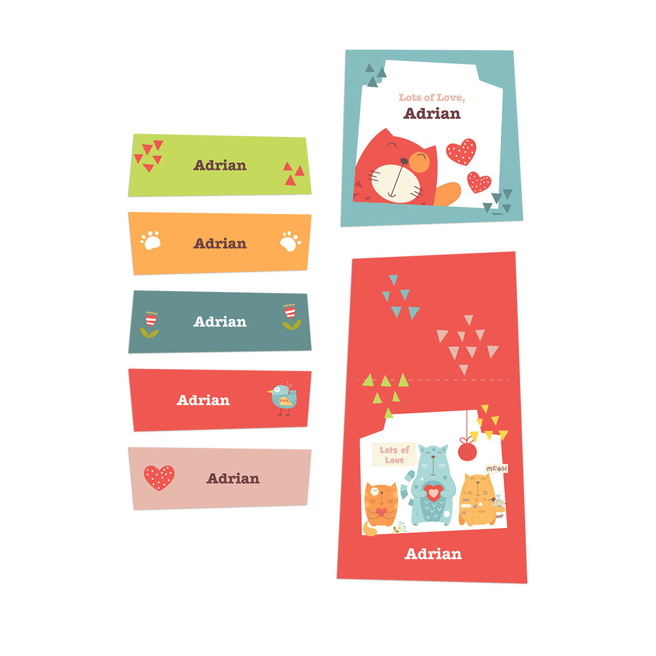 Custom Name Stickers and Labels for Kids [15% Off]