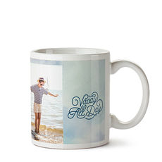 Personalized White Coffee Mug with Photo and Name [20% Off]