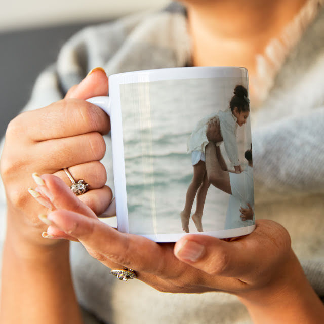 Wrap Around White Photo Coffee Mug | Zoomin