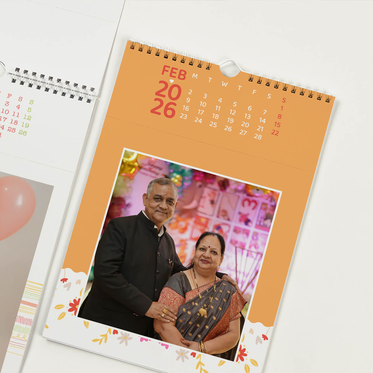 Personalized Wall Mount Photo Calendar 2026 | 30+ Designs | Zoomin