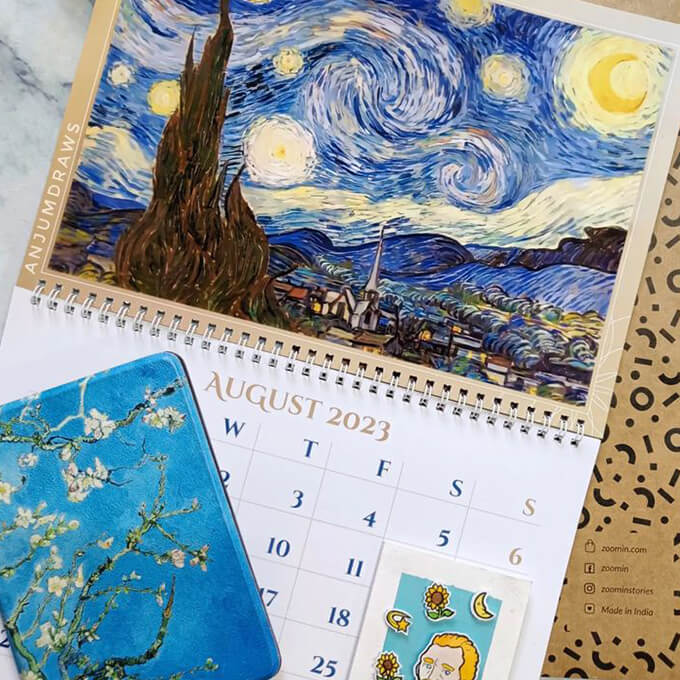 Wall Mounted Calendars 2024 - Custom Wall Photo Calendars Online | Zoomin