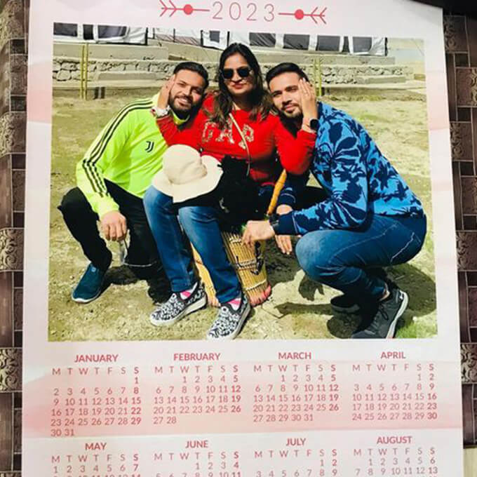 Poster Calendar 2024 - Customized Photo Calendar Posters Online | Zoomin